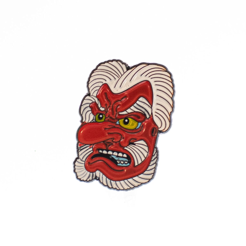 Tengu Mask Pin – Kings Avenue Collective