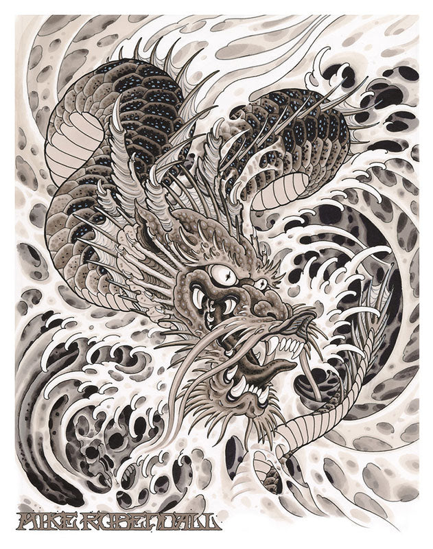 Serpent Giclée Print by Mike Rubendall – Kings Avenue Collective